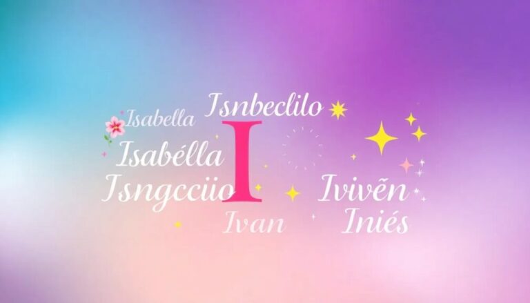 Nombres con I
