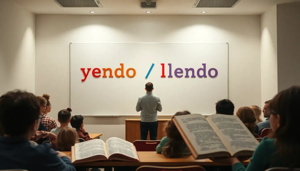 ¿Cómo se escribe correctamente: "yendo" o "llendo"?